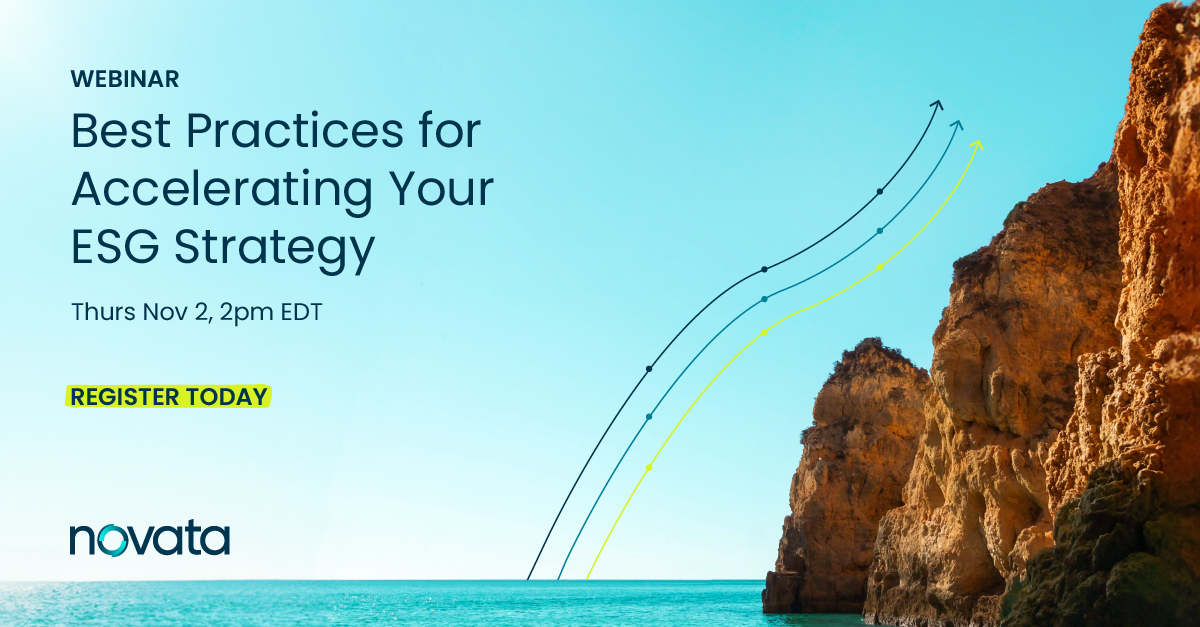 Best Practices for Accelerating Your ESG Strategy